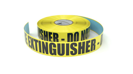 Fire Extinguisher - Do Not Block - Inline Printed Floor Marking Tape ...