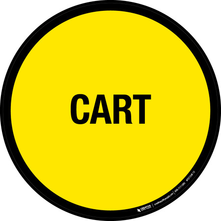 Cart Floor Sign