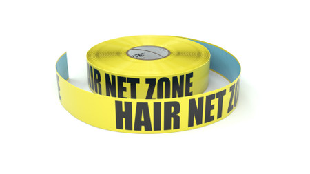 Hair Net Zone - Inline Printed Floor Marking Tape