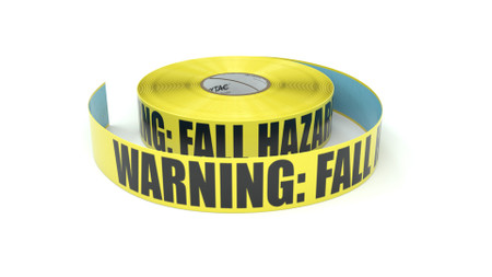 Warning: Fall Hazard - Inline Printed Floor Marking Tape