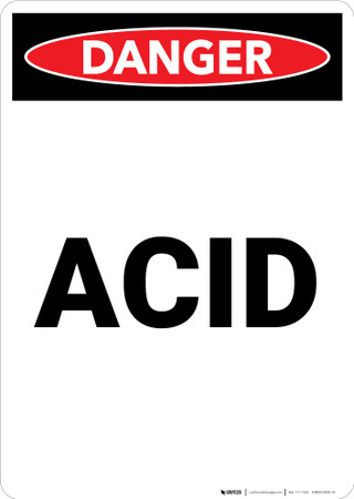 Acid - Portrait Wall Sign