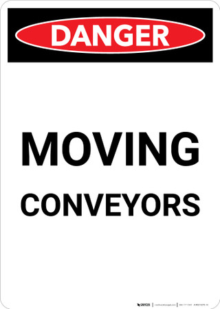 Moving Conveyors - Portrait Wall Sign