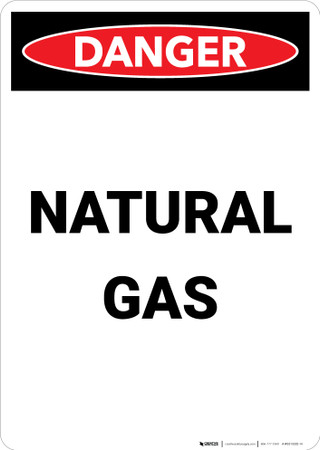 Natural Gas - Portrait Wall Sign