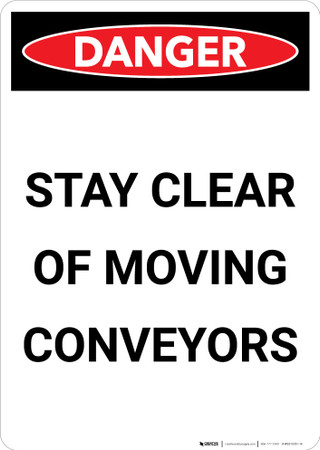 Stay back 100 Feet - Portrait Wall Sign | Creative Safety Supply