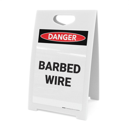 Barbed Wire - A-Frame Sign