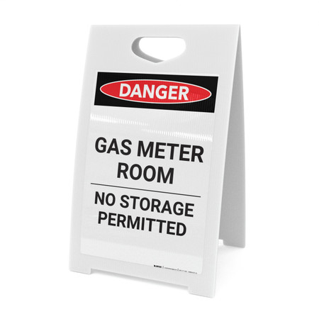 Gas Meter Room - A-Frame Sign