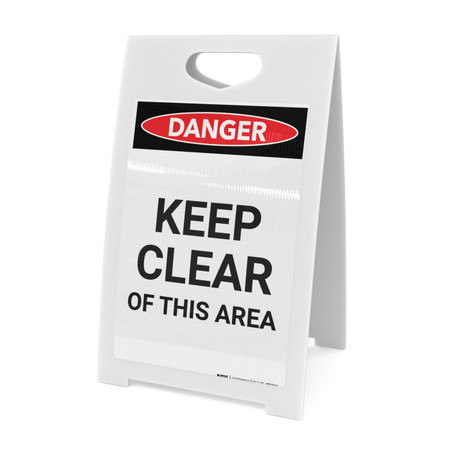 Keep Clear Of This Area - A-Frame Sign