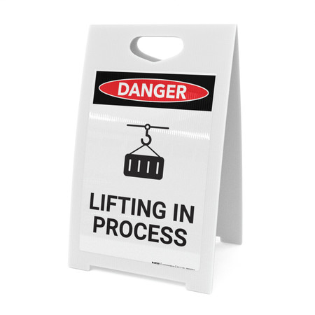 Lifting in Process - A-Frame Sign