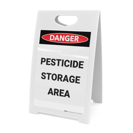 Poison Storage Area Keep Out Keep Doors Locked - A-Frame Sign ...