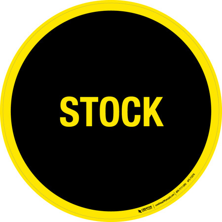 Stock Floor Sign
