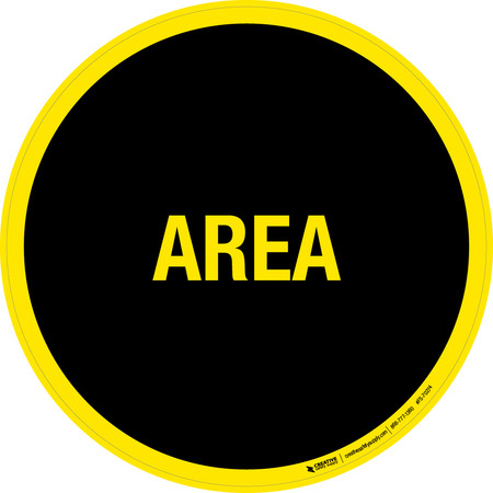 Area Floor Sign