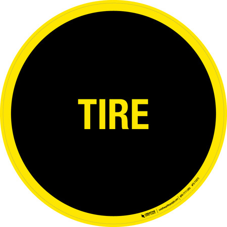 Tire Floor Sign