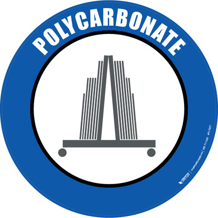 Polycarbonate Floor Sign