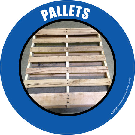 Pallets (Real) Floor Sign