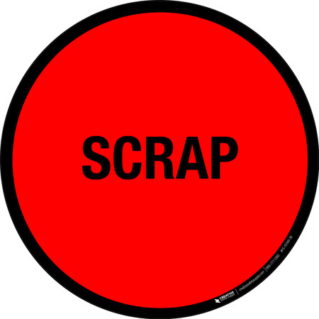 Scrap Floor Sign | Creative Safety Supply