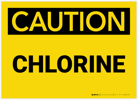 Caution: Chlorine - Label