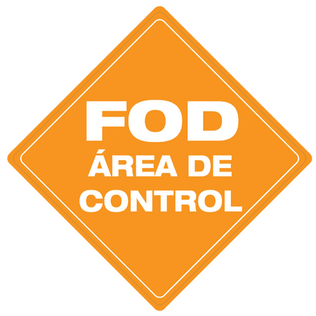 FOD Área de Control (FOD Control Area) - (Floor Sign) | Creative Safety ...