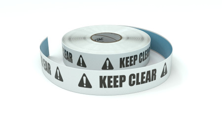 Traffic: Keep Clear Triangles Horizontal - Inline Printed Floor Marking ...