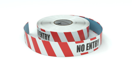 Restricted Area: No Entry - Inline Printed Floor Marking Tape