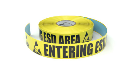 ESD: Entering ESD Area - Inline Printed Floor Marking Tape