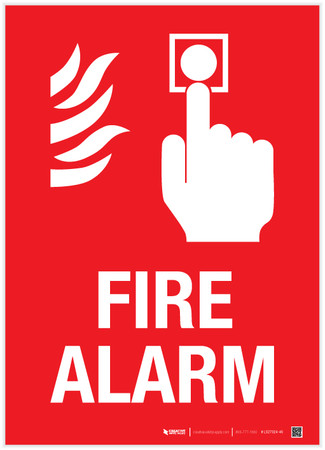 Fire Alarm - Label | Creative Safety Supply