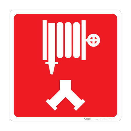 Fire Department Standpipe Connection - Wall Sign | Creative Safety Supply