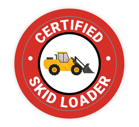 Certified Skit Loader - Hard Hat Sticker