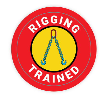 Rigging Trained - Hard Hat Sticker