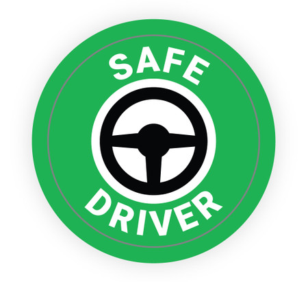Safe Driver - Hard Hat Sticker