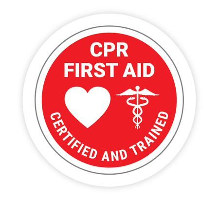 CPR Certified - Hard Hat Sticker