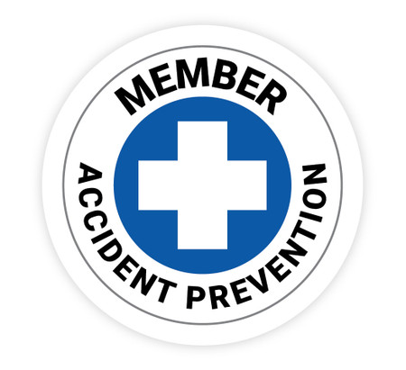 Accident Prevention Member - Hard Hat Sticker | Creative Safety Supply