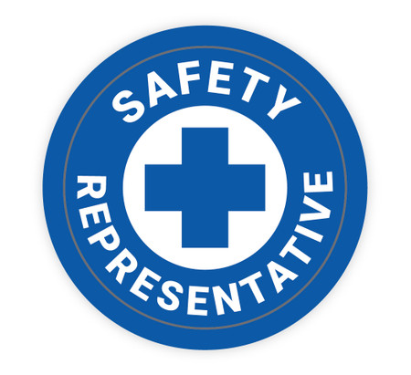 Safety Representative - Hard Hat Sticker