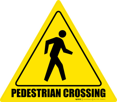 Pedestrian Crossing - Sign | Creative Safety Supply