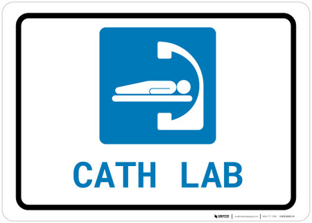 Cath Lab with Icon Landscape - Wall Sign