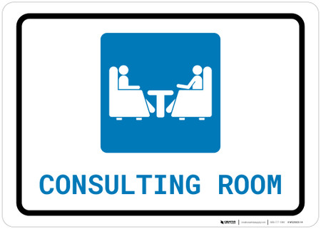 Consulting Room with Icon Landscape - Wall Sign