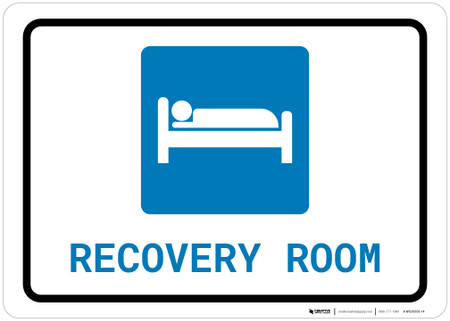 Recovery Room with Icon Landscape - Wall Sign