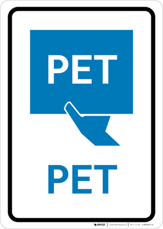 PET with Icon Portrait v2 - Wall Sign