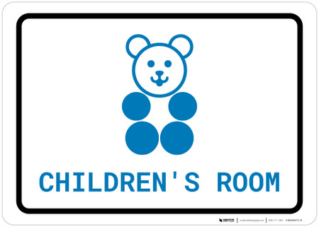 Children's Room with Icon Landscape v2 - Wall Sign