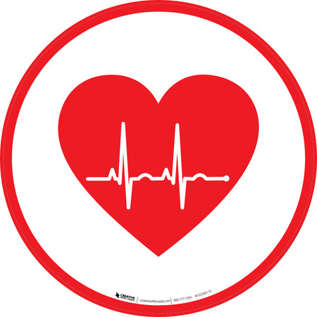 ECG White - Floor Sign