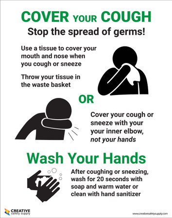 Cover Your Cough - Poster