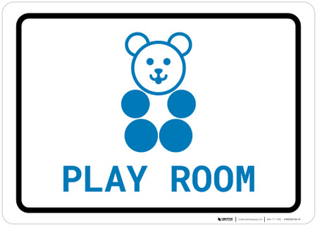 Play Room with Icon Landscape v2 - Wall Sign