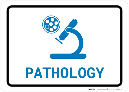 Pathology with Icon Landscape v2 - Wall Sign