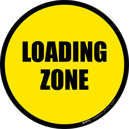 Loading Zone - Floor Sign | Creative Safety Supply