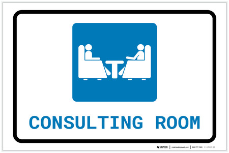 Consulting Room with Icon Landscape - Label