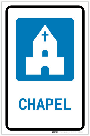 Chapel with Icon Portrait - Label