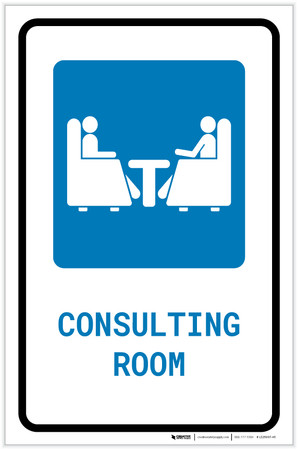 Consulting Room with Icon Portrait - Label