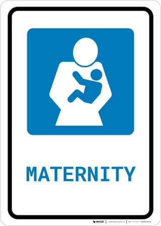 Maternity with Icon Portrait - Wall Sign