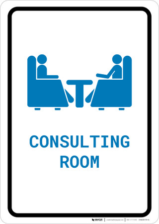 Consulting Room with Icon Portrait v2 - Wall Sign