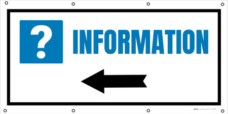 Information Left with Arrow - Banner