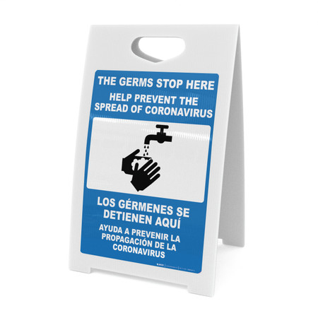 The Germs Stop Here - Prevent the Spread of Coronavirus Spanish ...